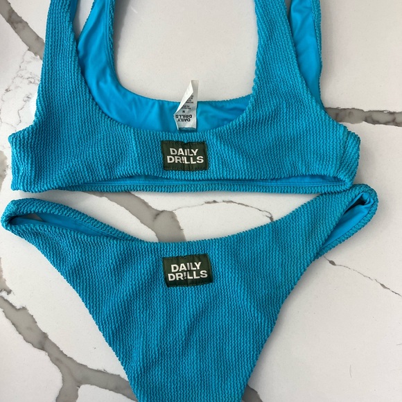 Daily Drills | Swim | Daily Drills Vibrant Blue Bikini Set | Poshmark